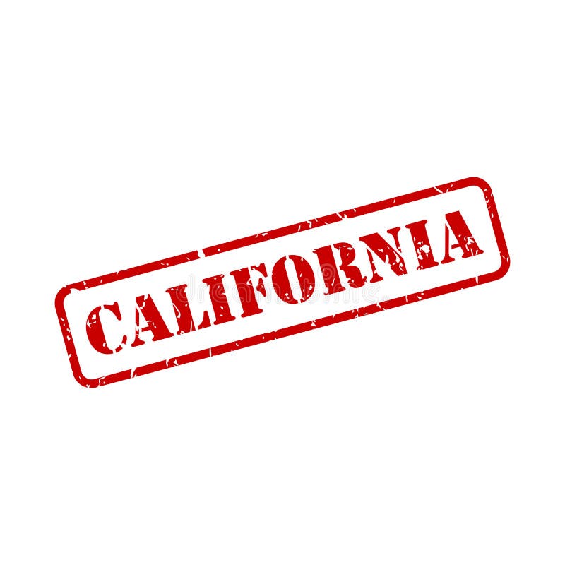 California Stamp Vector stock vector. Illustration of symbol - 198359042