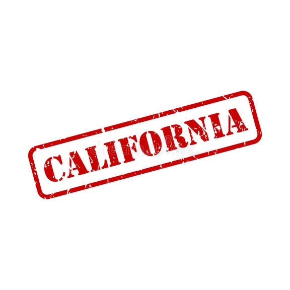 California Stamp Vector stock vector. Illustration of symbol - 198359042