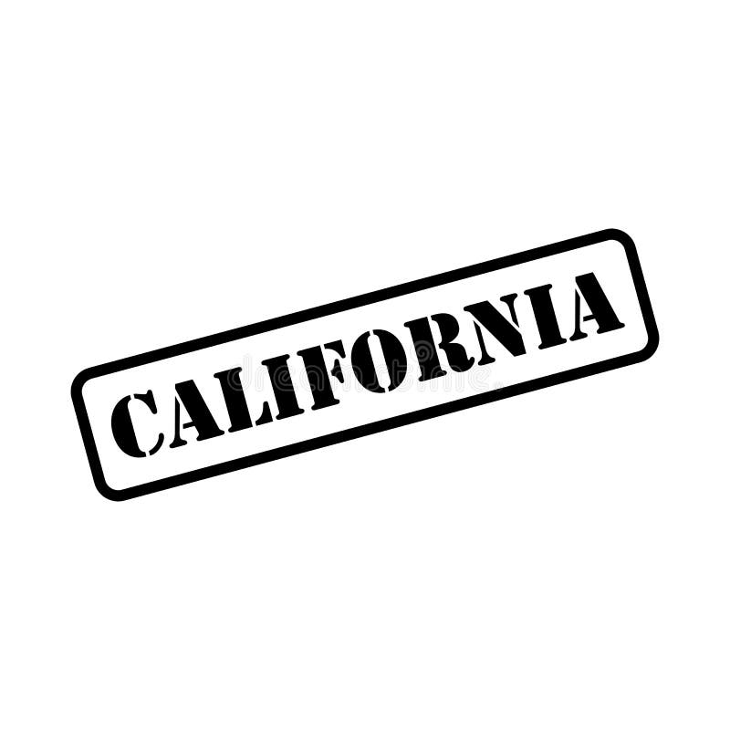 California Stamp Vector stock vector. Illustration of label - 198359048