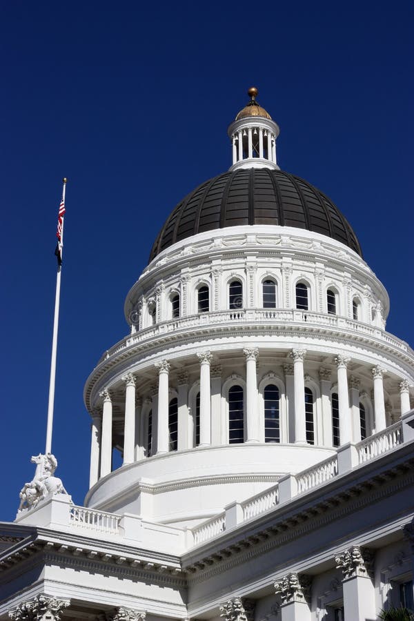 Sacramento State Capitol of California Building Stock Image - Image of ...