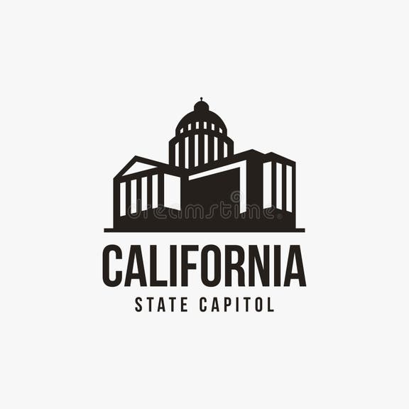 California State Capitol Logo Vector Icon Stock Illustration ...