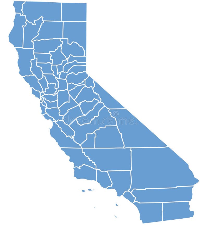 California Map Political Stock Illustrations – 1,843 California Map ...