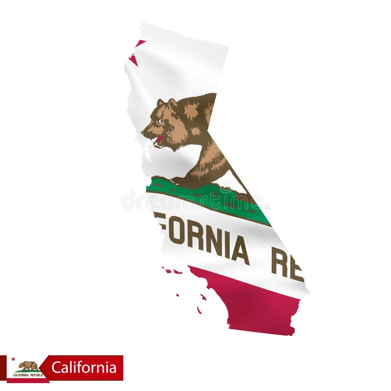 State California Map Red Stock Illustrations – 1,272 State California ...