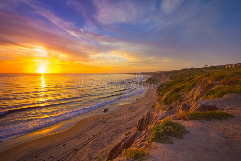 California Sunset stock photo. Image of romantic, coastal - 23413468