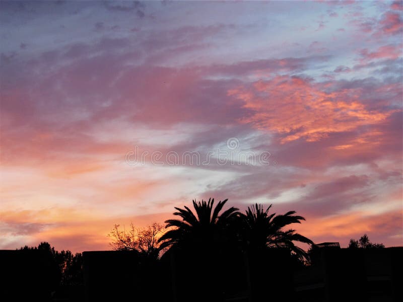 California Sunset August Night 2022 Stock Photo - Image of 2022, cloud ...