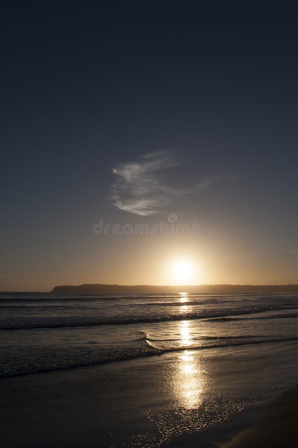 California Sunset stock image. Image of sunset, blue - 69864689