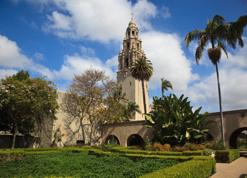 The California Tower in Balboa Park, San Diego Stock Photo - Image of ...