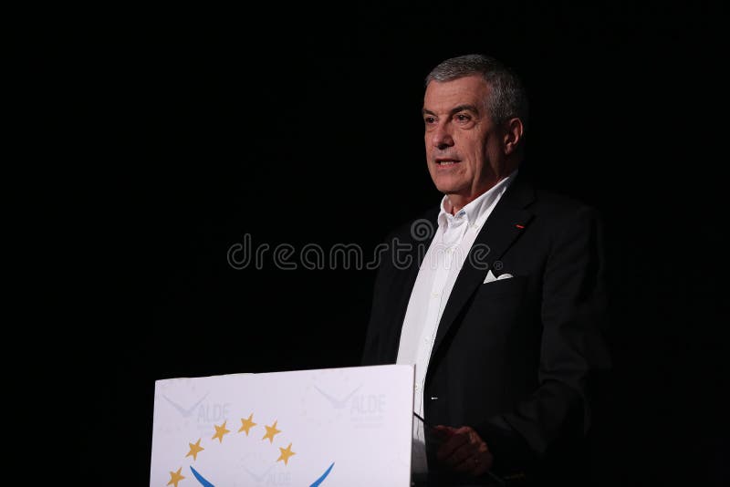 Calin Popescu Tariceanu fotografía editorial. Imagen de bucarest - 71304612