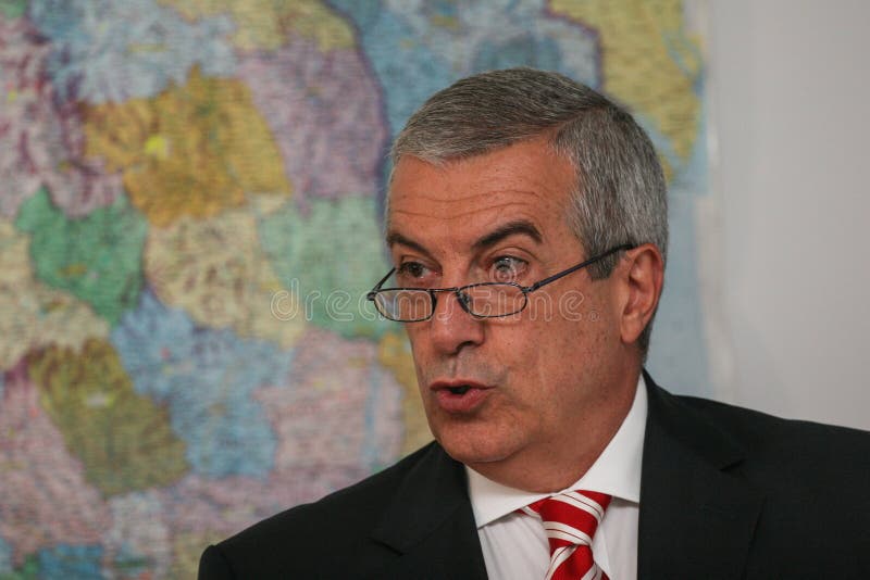 Calin Popescu Tariceanu editorial photography. Image of presidency ...