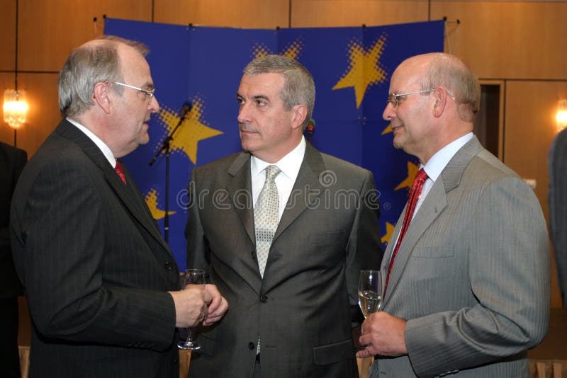 Calin Popescu Tariceanu and Jonathan Scheele Editorial Photo - Image of ...