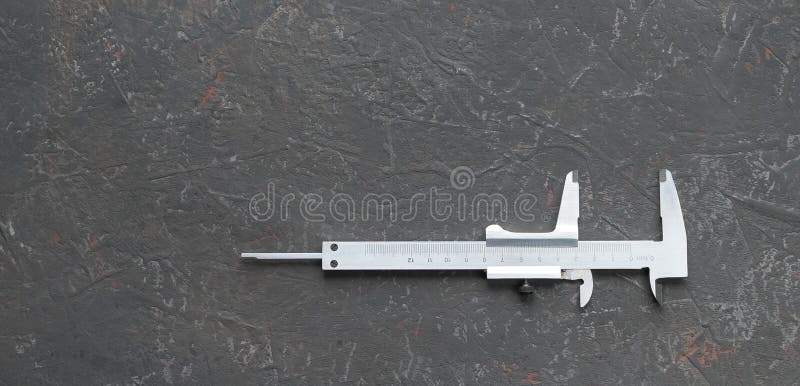 Caliper for Measuring on a Decorative Background Stock Photo - Image of ...