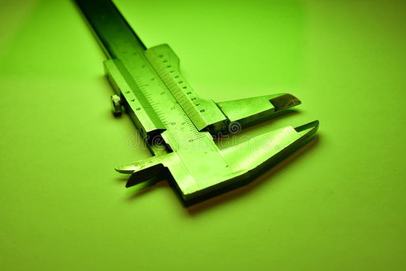 Caliper Mesure Equipment Scale Engeneering Micrometer Precision Green ...