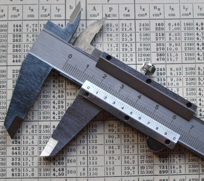 Caliper precision rule stock image. Image of engineer - 323325411