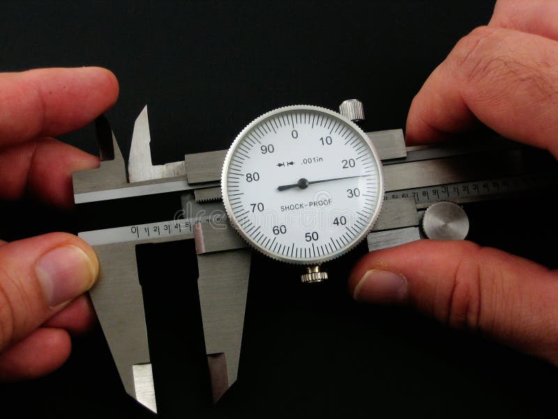 Caliper use stock image. Image of numbers, industry, accuracy - 509809