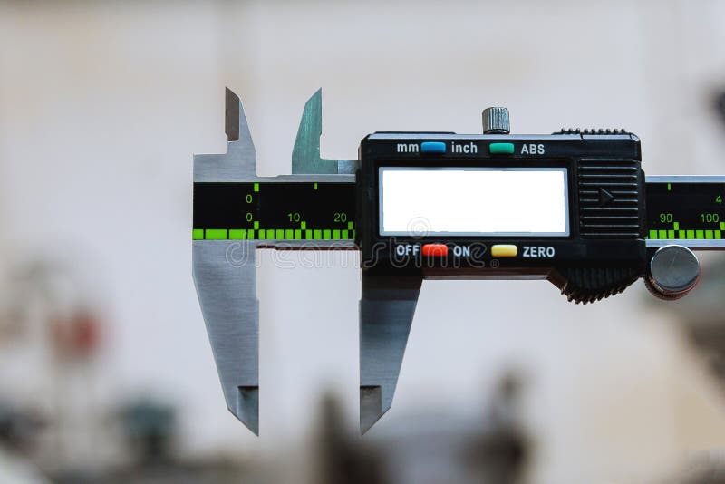 Calipers. Modern Digital Measuring Device. Measurement Accuracy. Stock ...