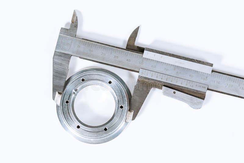 Calipers Modern Measuring Device Measurement Accuracy Measuring The Diameter Of A Circle On A