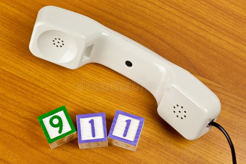 Call 911 stock photo. Image of handset, phone, crisis - 12597324