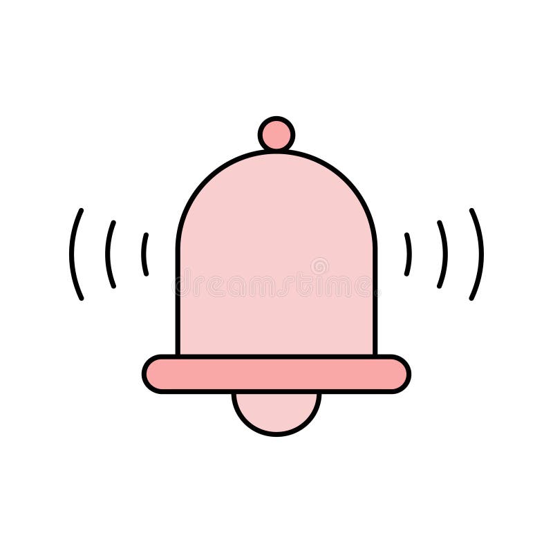 Call alarm ringing icon stock vector. Illustration of sound - 239043234