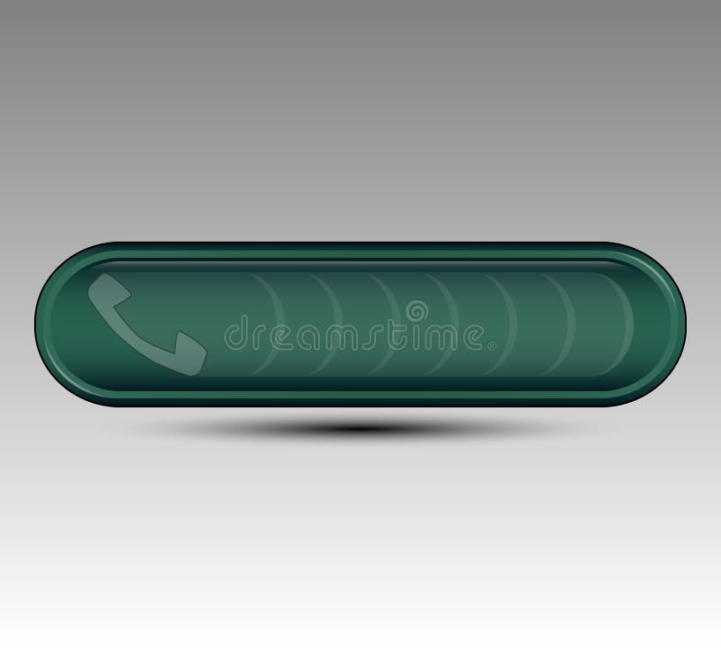 Call answer element stock vector. Illustration of slide - 95821088
