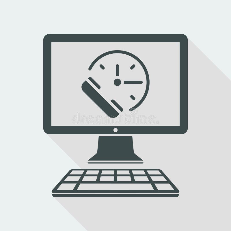 Flat Online Appointment Icon Stock Illustrations – 2,315 Flat Online ...