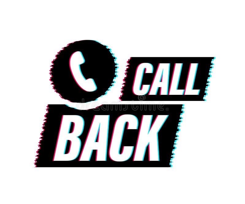 Call Back Request Web Form With The Man Speaking Through The Headphones ...