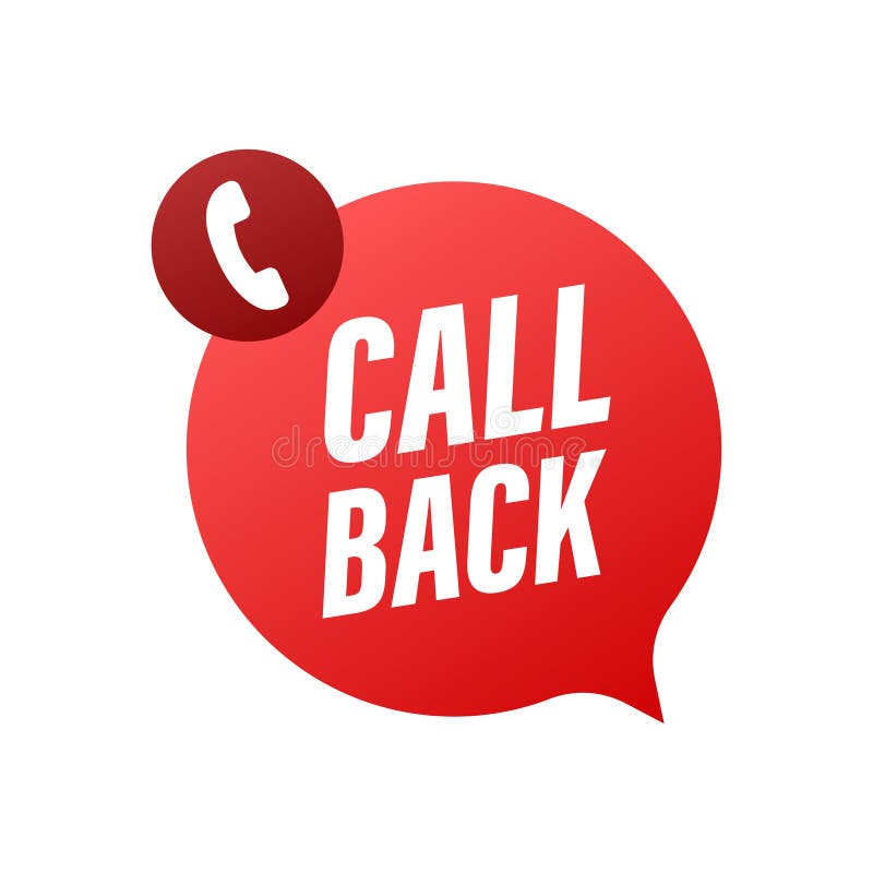 Call Back. Information Technology. Telephone Icon. Customer Service ...