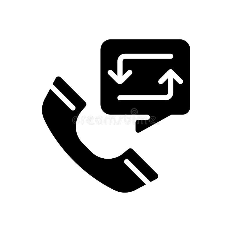 Call Back Option Gradient Linear Vector Icon Stock Vector ...