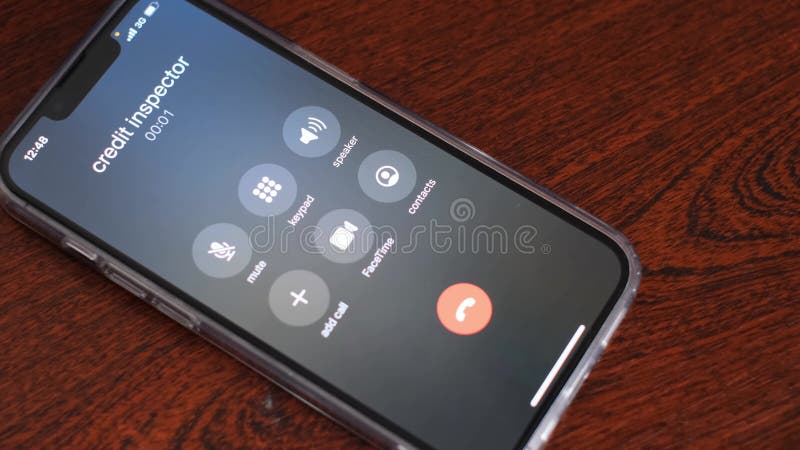 A Call from a Bank Employee. Credit Inspector Stock Video - Video of ...