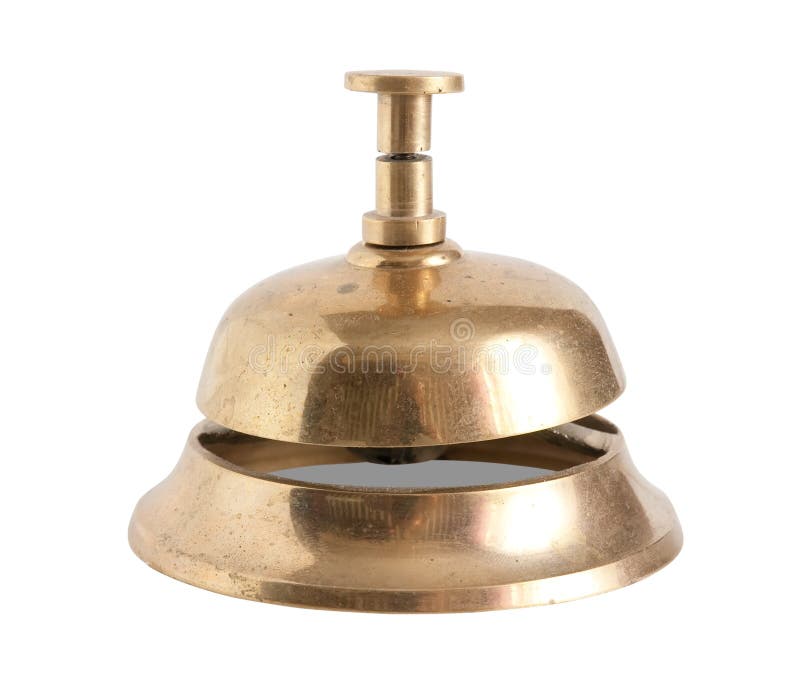 Call bell stock image. Image of antique, concierge, metallic - 8878069