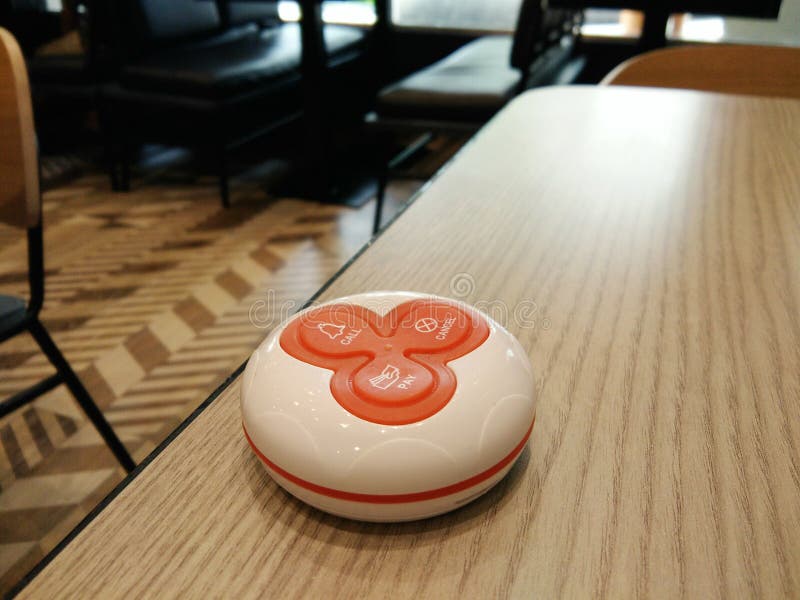 Call Bell on the Table in Restaurant Call for Service Stock Image ...