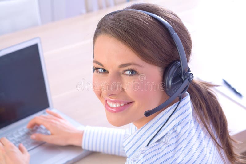 Call center stock photo. Image of working, laptop, service - 10979676