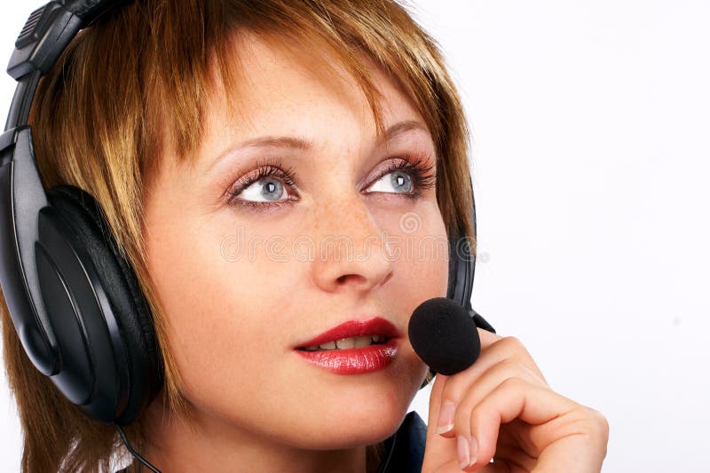 CALL CENTER stock photo. Image of centre, happy, help - 1292132