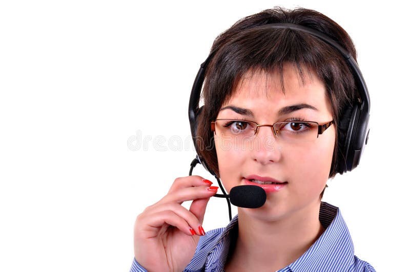 Call center stock image. Image of female, agent, business - 18091887