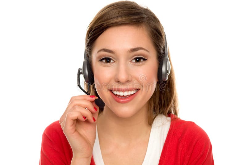 Call center operator stock image. Image of center, desk - 238997
