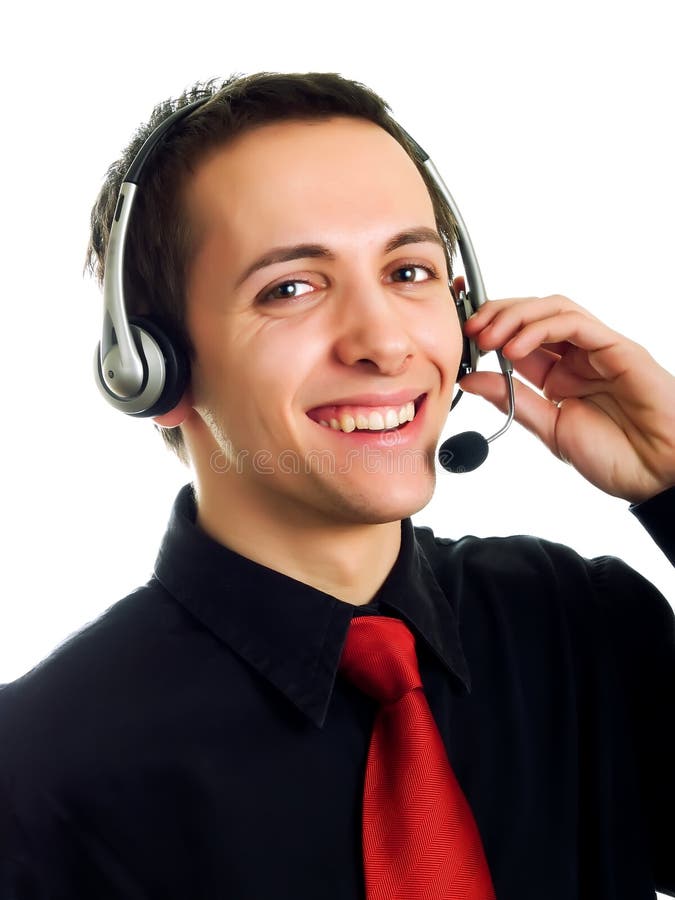 Call center operator stock photo. Image of center, business - 1489150