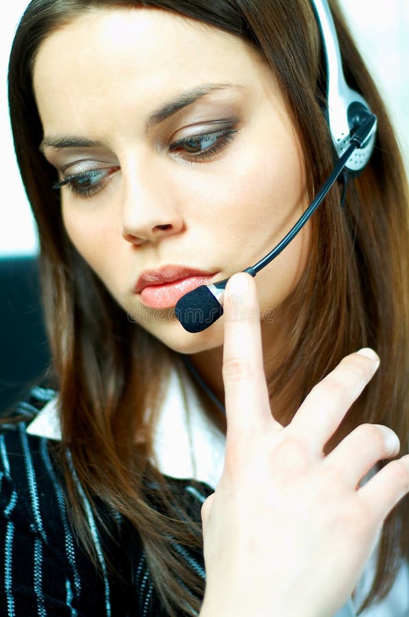 Call Center Agent stock image. Image of call, glad, agent - 631851