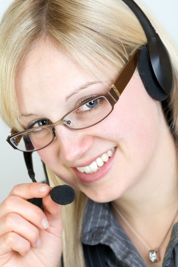 Call Center Agent stock photo. Image of clerk, helpdesk - 9182342
