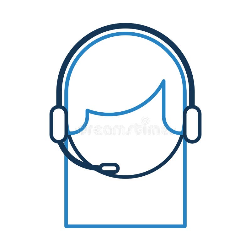 Call center agent avatar stock vector. Illustration of chat - 94934521
