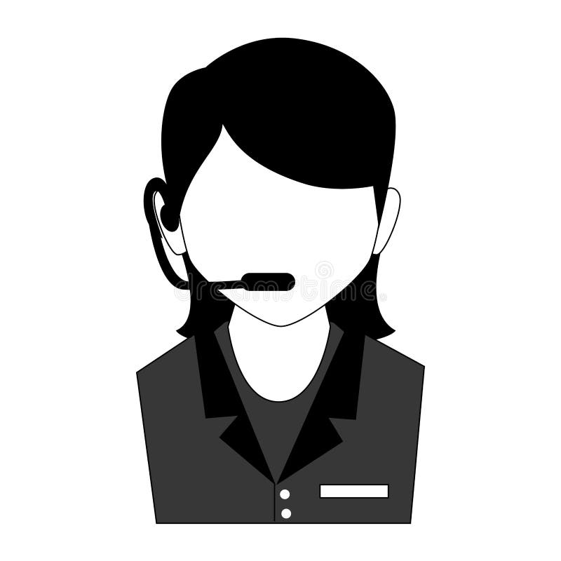 Call Center Agent Service Icon Stock Vector - Illustration of mobile ...