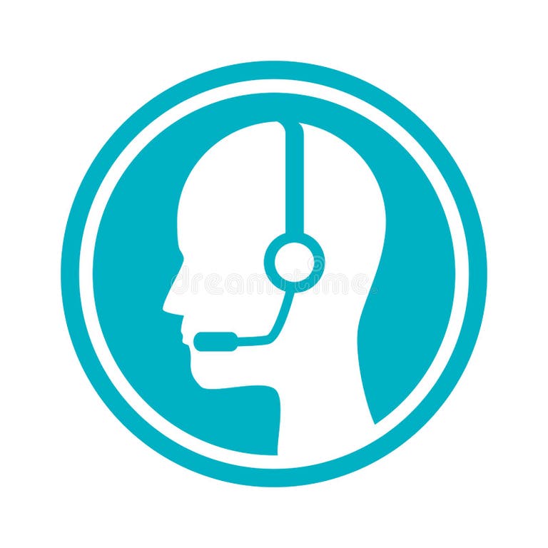 Call Center Agent Service Icon Stock Vector - Illustration of customer ...