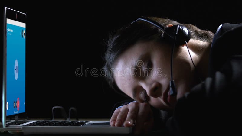 Call Center Agent Sleeping at Workplace, Missing Call from Client ...