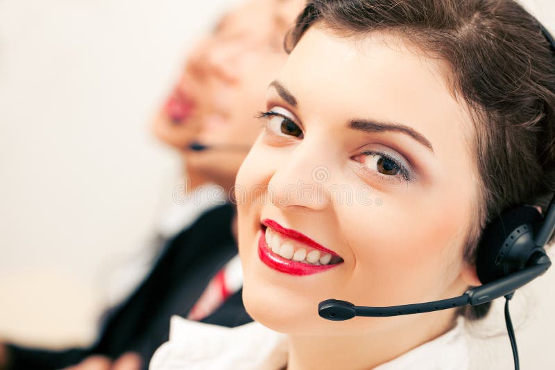 Call center agents stock image. Image of competent, contact - 14642839