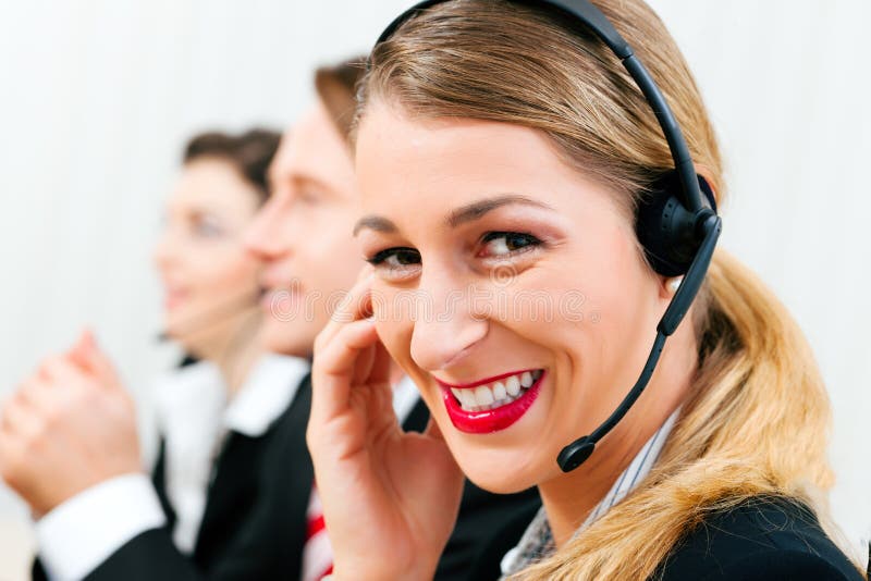 Asian Chinese Call Center Agent Team Stock Photo - Image of counselling ...