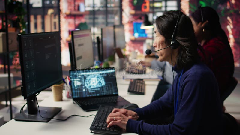 Call Center Agents Track Shipments in Office Using AI Chatbot for Help ...