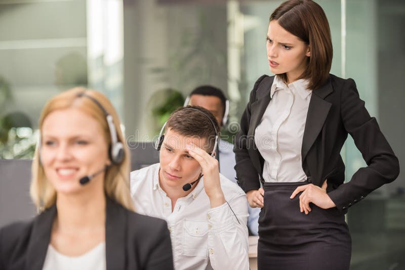 Call center stock image. Image of employee, business - 55619263