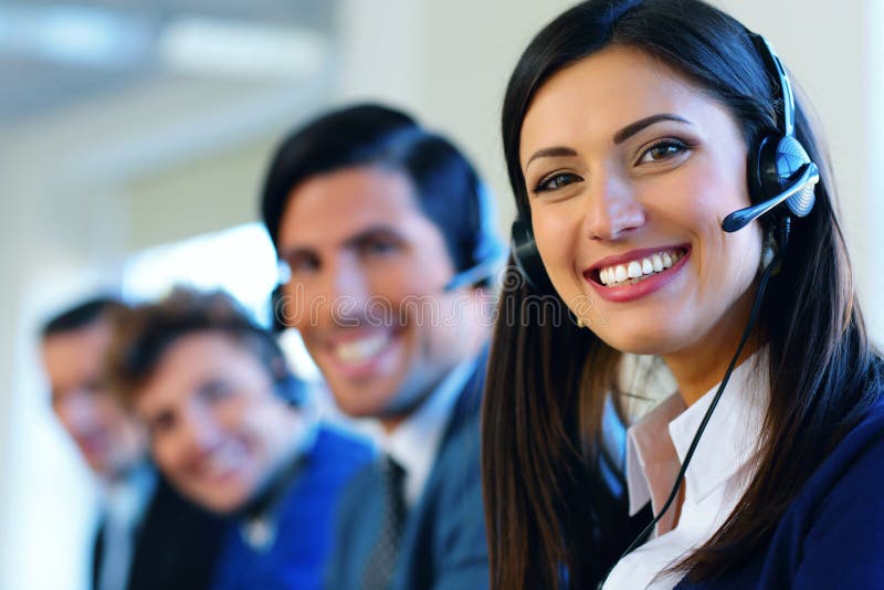 Call-Center-Betreiber stockbild. Bild von geschäft, erwachsener - 46344575
