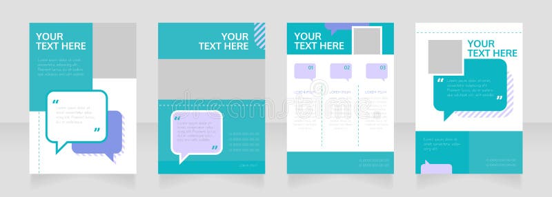 Call Center Blank Brochure Layout Design. Service Info. Vertical Poster ...