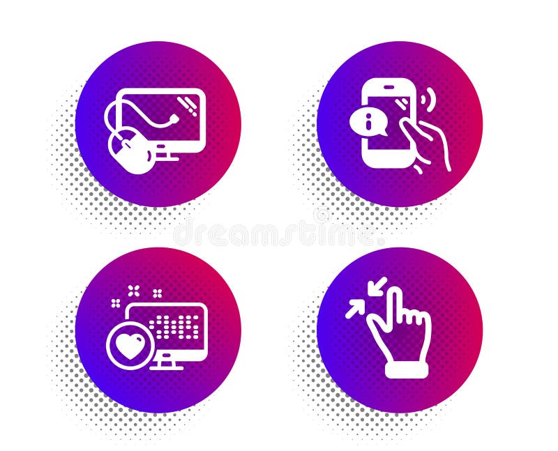 Computer Mouse, Medical Calendar and Candlestick Graph Icons. Gpu Sign ...