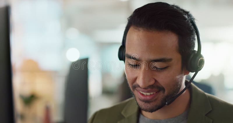 Call Center, Conversation and Support with Man Agent in Customer ...