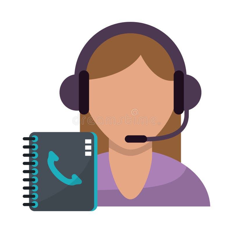 Call Center Customer Service Stock Vector - Illustration of computer ...